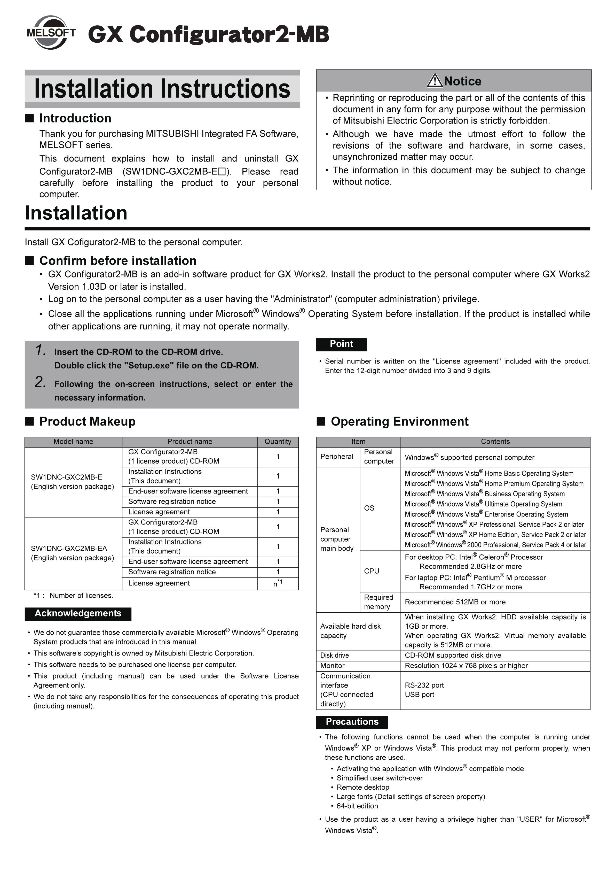 GX Configurator2-MB手册三菱编程软件GX Configurator2-MB安装教学_广州菱控